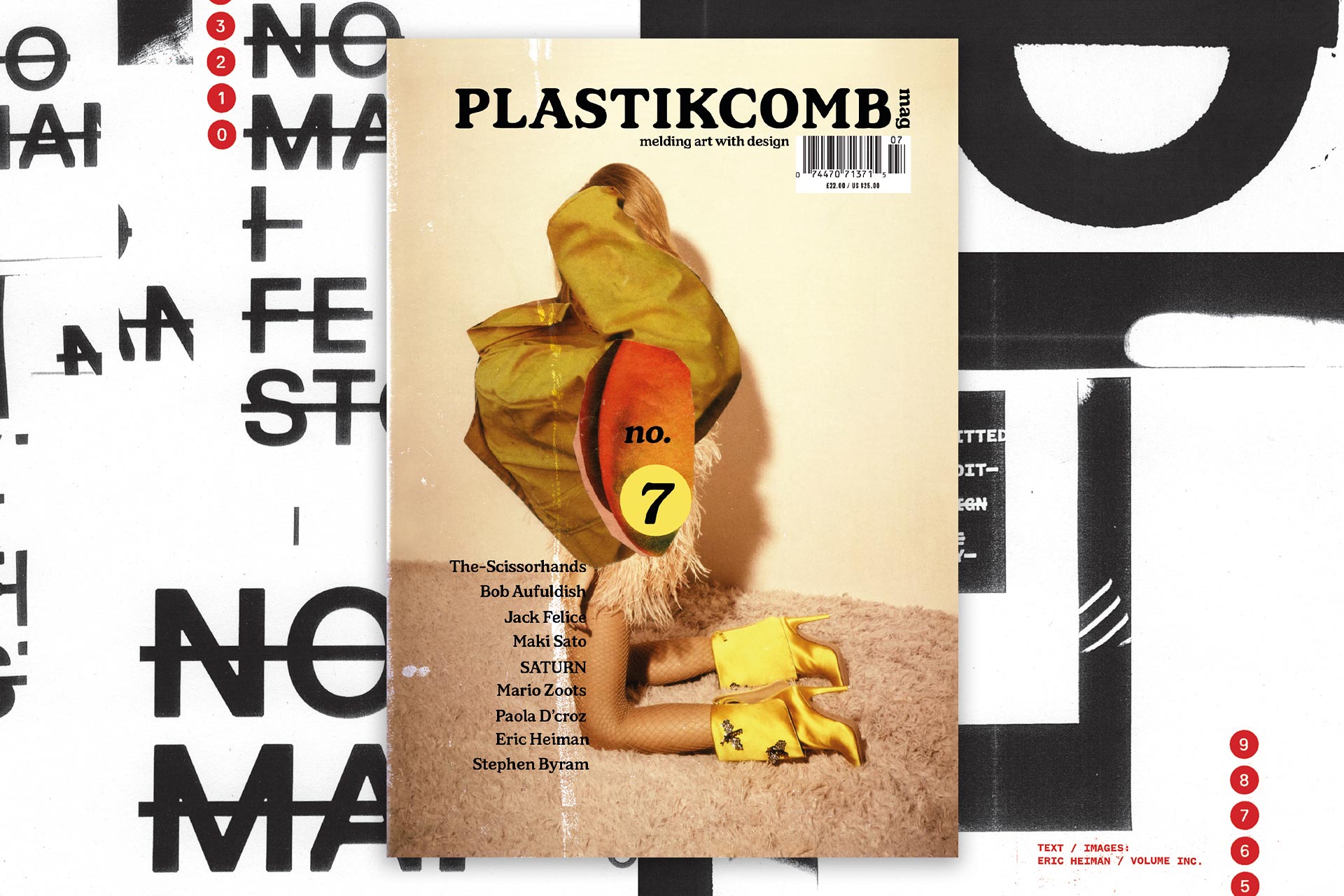 Plastikcomb magazine issue seven offers an inspiring insight into the world of collage - Overleaf