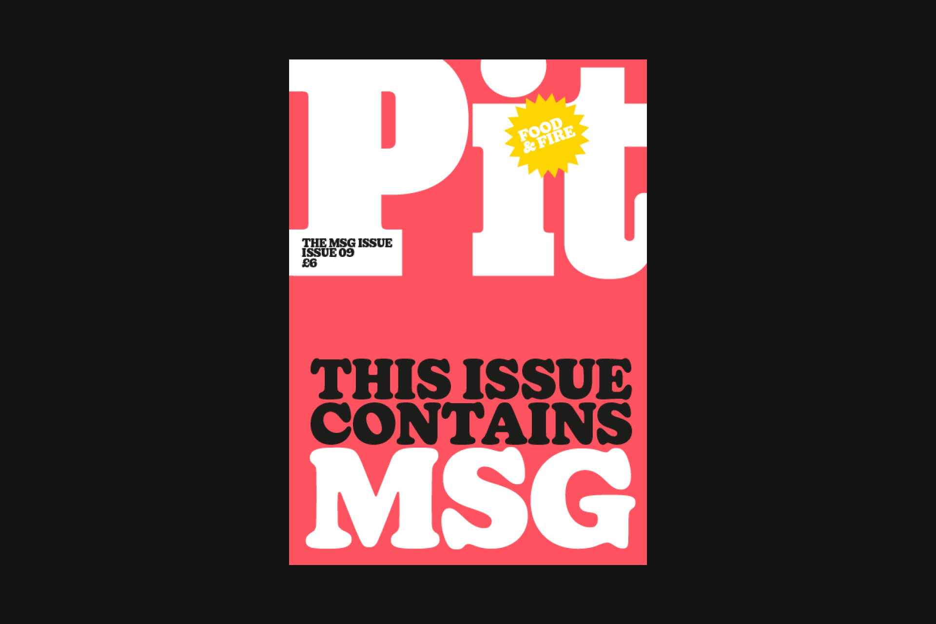 Pit magazine accepting pitches for new issue themed around sauces ...