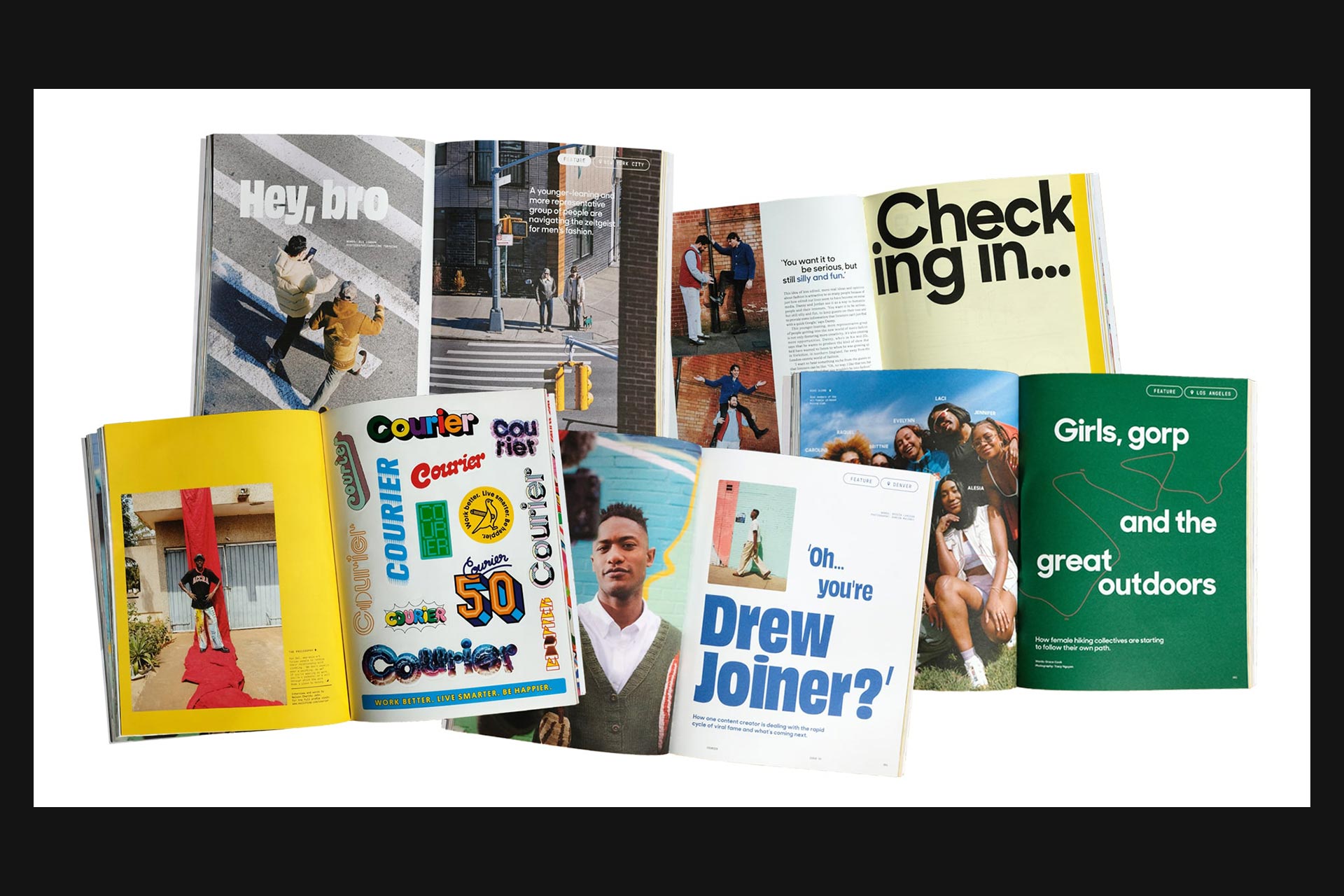 Courier magazine returns with bumper issue 50 - Overleaf