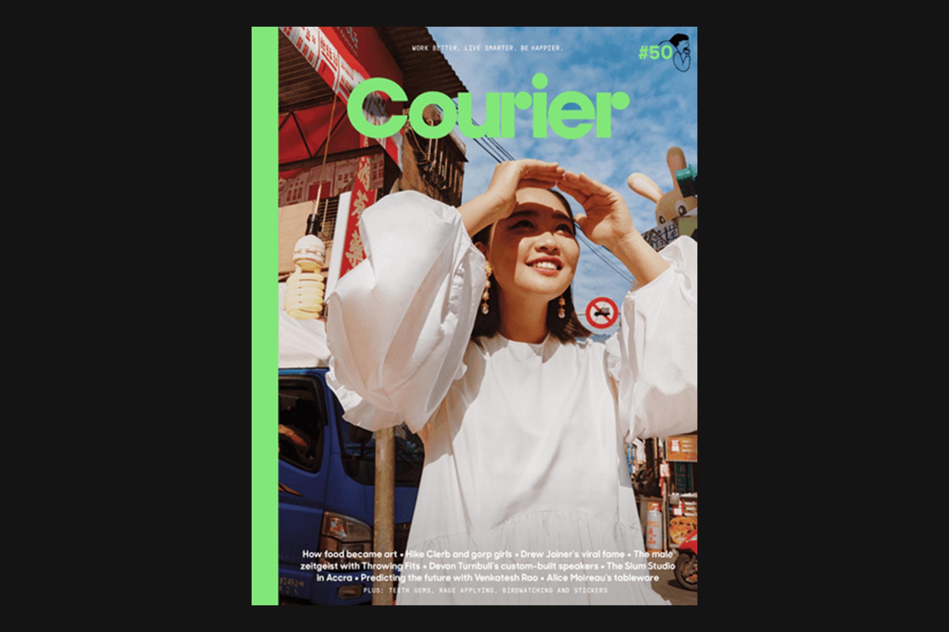 Courier magazine returns with bumper issue 50 - Overleaf
