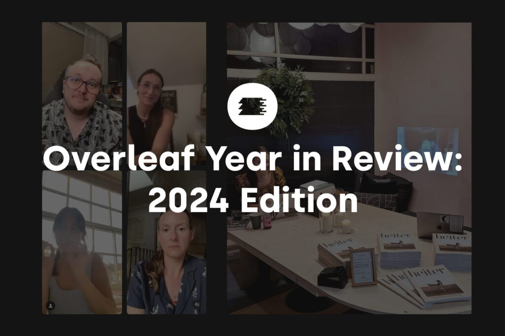 Overleaf Year in Review: 2024 Edition - Overleaf